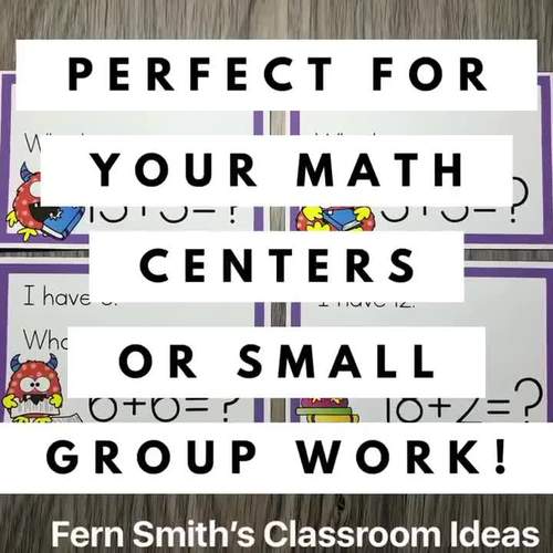 Addition I Have Who Has Card Game by Fern Smith's Classroom Ideas