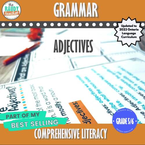 Adjectives | Grade 5 and 6 | New Ontario Language Curriculum 2023