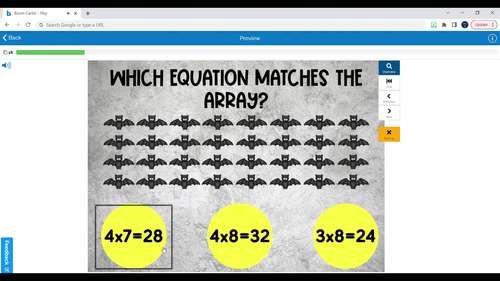 Arrays Boom Cards | 3rd Grade Multiplication by Hands on Learning LLC