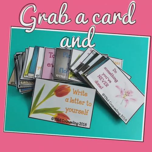 Self Care Cards by YNot Counseling | TPT