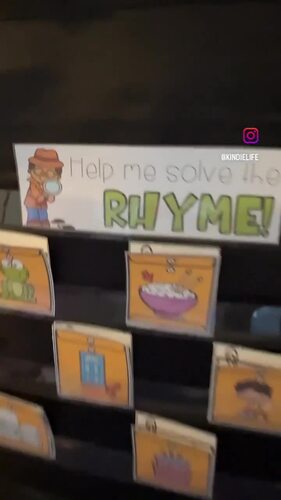 Where is Pocket Chart - Find the Rhyme (hide and seek) by kindielife ...