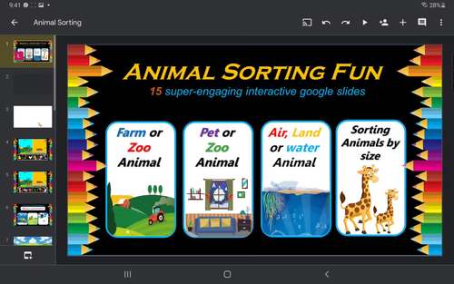 Virtual Animal Sorting | Activities | Fun Fridays - 20 Google Slides