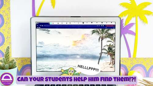 6th Grade Math Back to School Review Digital Escape Room & Worksheets