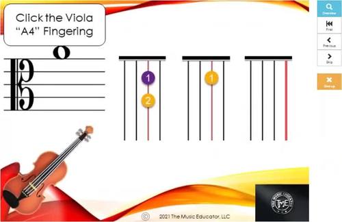 Viola Fingering Game - Level 3 by The Music Educator | TPT