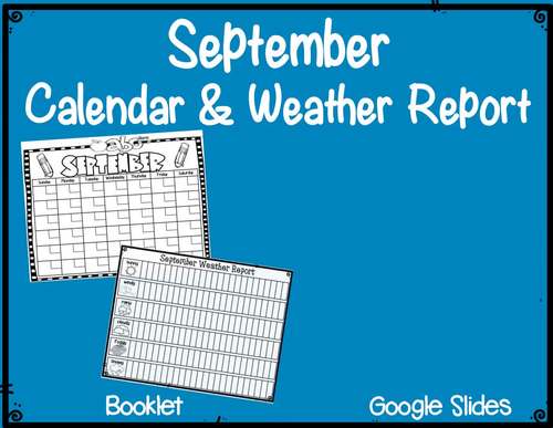 First Grade Daily Calendar & Review Google Slides & Student Booklet ...
