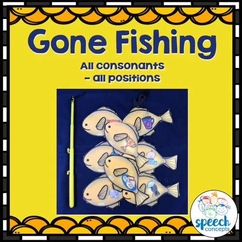Articulation - Gone Fishing by Speech Concepts | TPT