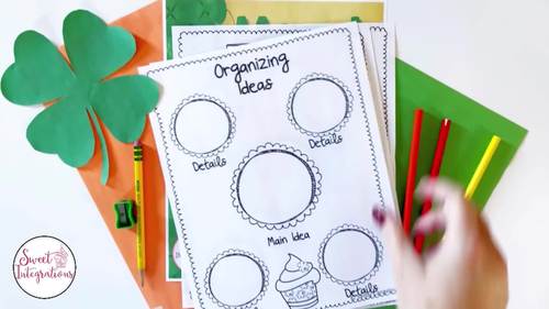 March Writing Prompts With Graphic Organizers - St. Patrick's Day ...