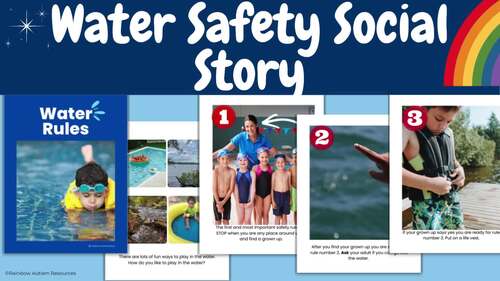Autism Water Safety Social Story | Pool, Lake & Beach Rules Summer ...