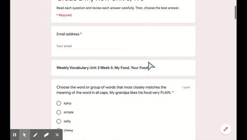 2nd Grade MyView Literacy Unit 3 Week 5 Google Forms Quiz Assessment ...