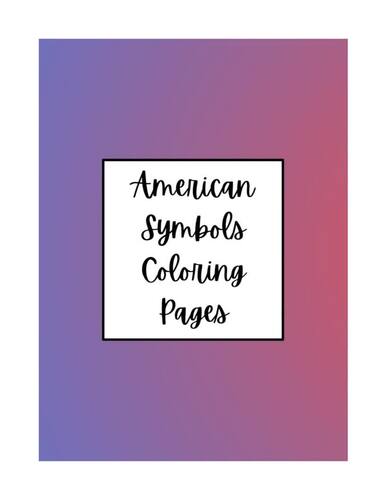 American Symbols Coloring Pages | 4th of July | Presidents' Day ...