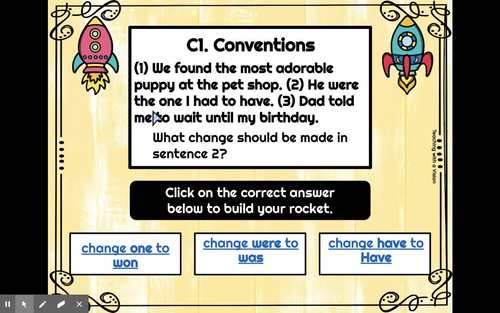 Grade 4 MyView Literacy Unit 3 Week 2 Digital Build a Rocket Assessment ...