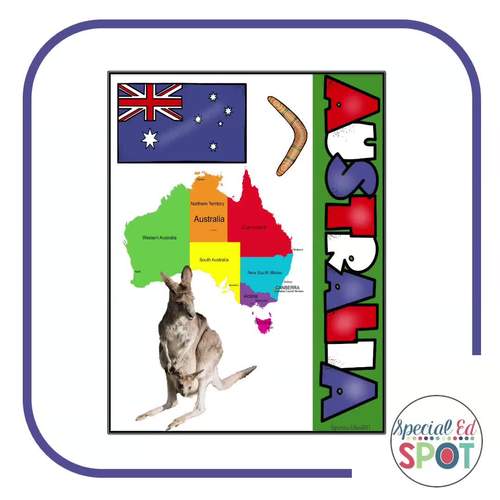 My Book About AUSTRALIA by Superteach56-Special Ed Spot | TpT