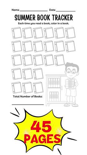 Summer Planner for Kids | End of Year Organized Summer Activity Sheets