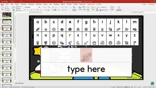 Space Crack the Code - Editable - PowerPoint by KinderCrafting | TPT