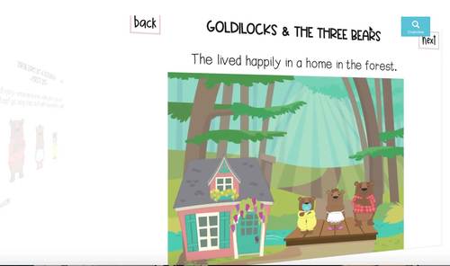 Distance Learning Goldilocks Boom Cards™ Story, Concepts & Following ...