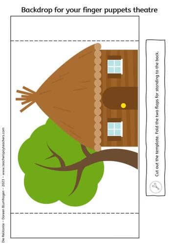 The Three Little Pigs - Fairy Tales- Finger Puppets by Die Relitante