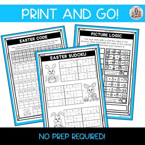 Australian-Themed Easter Activity Booklet – Literacy and Math Tasks ...