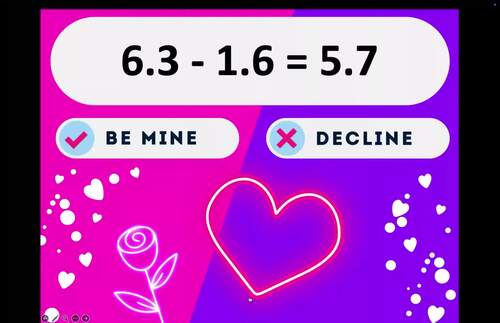 Valentines Day Addition and Subtraction Worksheets with Regrouping Math ...