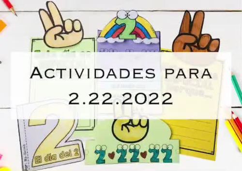 Two's Day in Spanish | 2-22-22 Activities | El Día del Dos by Ms Herraiz