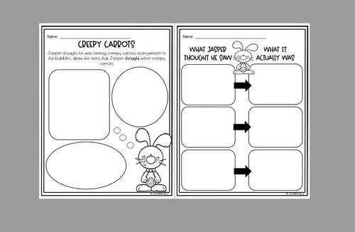 Creepy Carrots Book Companion Activities | Halloween Read Aloud Activities