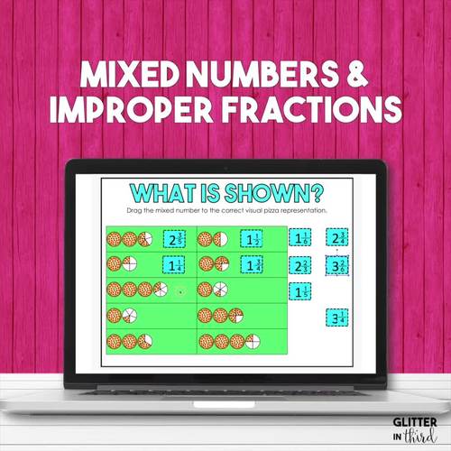 Google Classroom Distance Learning Mixed Numbers and Improper Fractions