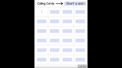 EDITABLE BINGO (24 Spaces) - Phonics, Sight Words, Numbers, Targeted ...