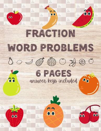 Fraction Fun! 6 Engaging Fraction Worksheets with Pictures & Word ...