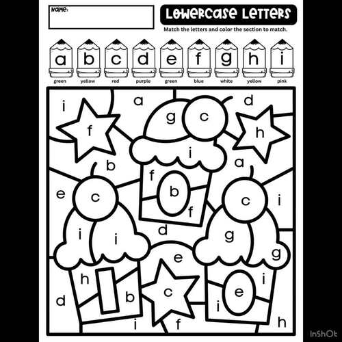 100th Day of School Kindergarten Coloring Activities {Alphabet Letters}