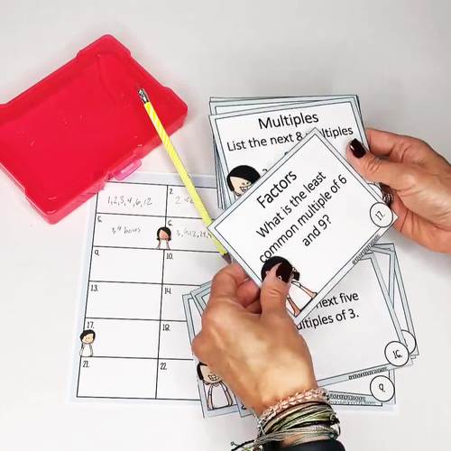 4th Grade Go Math Chapter 5 Factors and Multiples by Handy Hanlon Creations