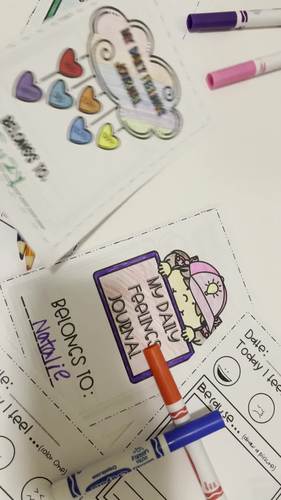 Writing About Feelings Journal | Daily Feelings Journal | Preschool SEL