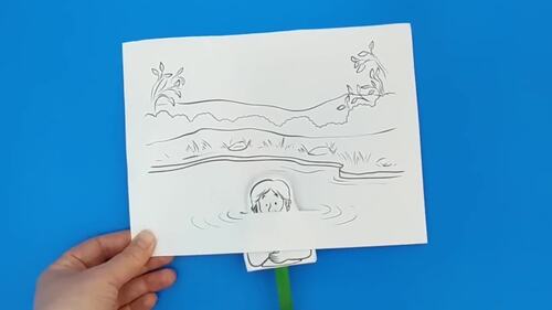 Elisha and Naaman Craft by 10 Minutes of Quality Time | TPT