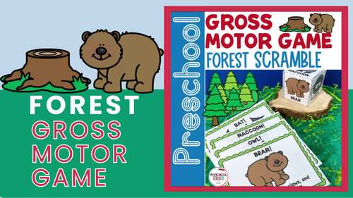 Preschool Gross Motor Activities - FOREST SCRAMBLE by Preschool SOS