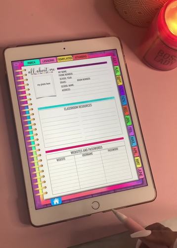 TYE DYE Teacher Planner by Creative Sassy Teacher | TpT