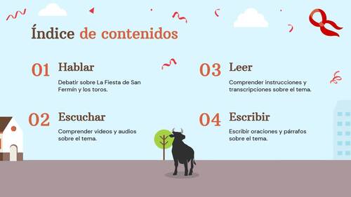 AP Spanish – La fiesta de San Fermín. (Práctica Integral) | TPT