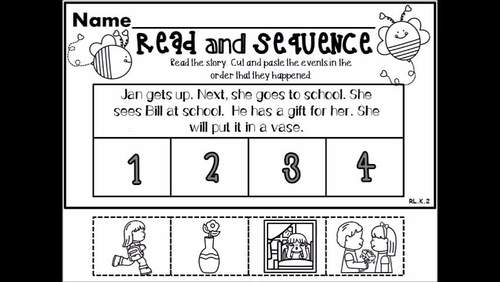 Valentine's Day Kindergarten Language Arts Packet - CCSS Aligned