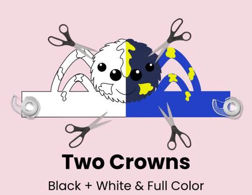 Spider Crown / Party Hat / Mask / Costume / Animal / Headband ** Two ...