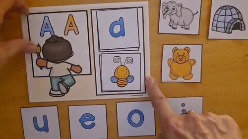 Centros del Abecedario- Pintores de las letras- Alphabet workstation