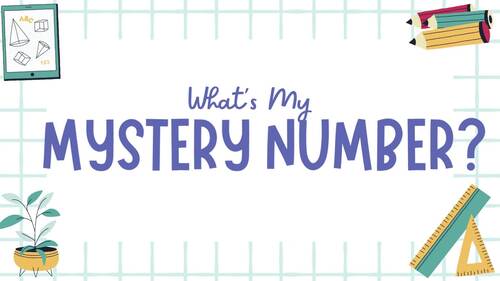 What's My Mystery Number? Math Craftivity by Create Your Balance With ...