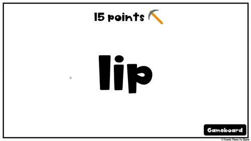 Digital Interactive Game | Fry's 8th 100 Sight Words by Teach Them to Shine