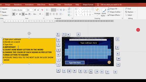 Wheel of Fortune Template by TeachDEZway | TPT