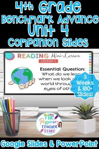 4th Grade Benchmark Advance Unit 4 Slides | PowerPoint & Google ...