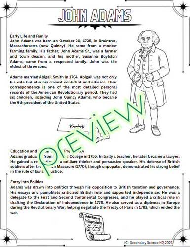 45 U.S. Presidents Study Guide with Worksheets, Coloring and Review ...