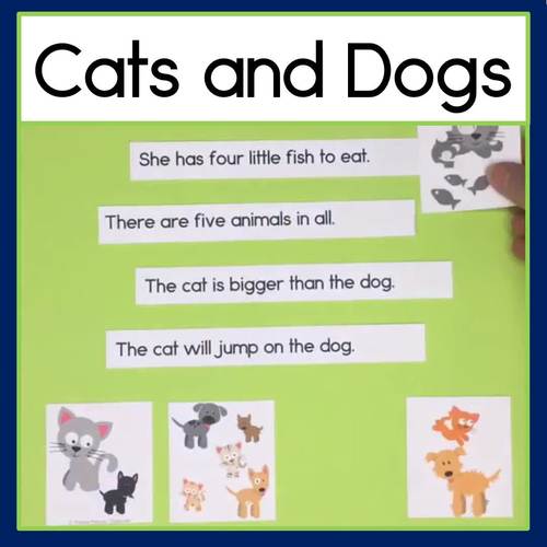 Pets Sentence Picture Match | Reading Comprehension and Writing Center