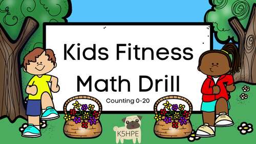 May Counting, Kids Fitness Math Drill Brain Break, Video & Slides!