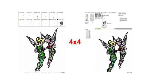 Disney Fairies Tinker Bell And Her Sister Periwinkle Charming Frost And ...