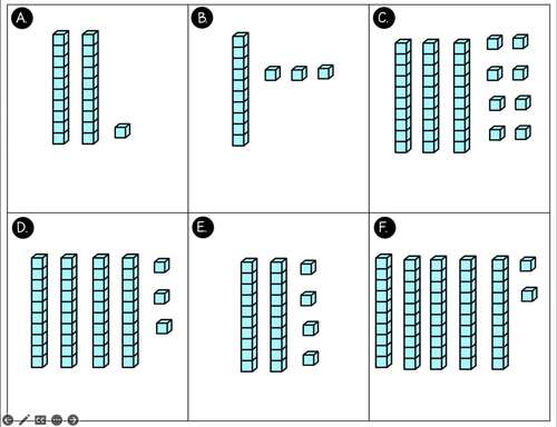 Counting Base 10 Blocks Write the Room | Tens and Ones Place Value Activity