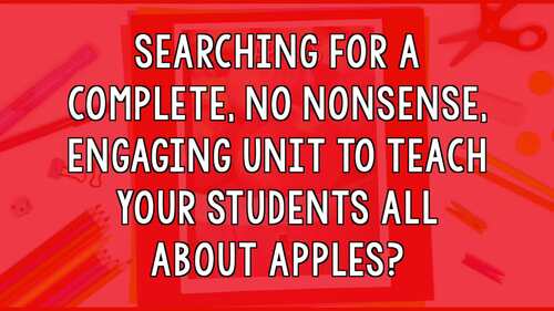 All About Apples | Apples Activities | Non-Fiction - Literacy, Math ...