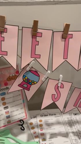 Sweet Treats Shop {Dramatic Play with Math & Writing Activities}