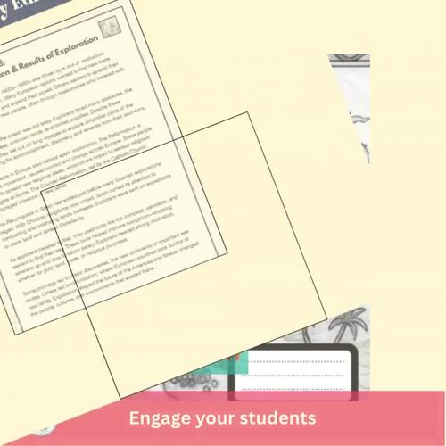 5th History Puzzle Pack: Impact of Exploration, Crossword, Word Search ...