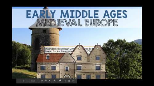 Early Middle Ages Google Classroom | Medieval Europe Google Slides